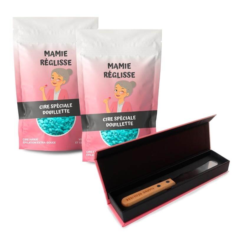 **PROMO** Special Ouch-Less Wax Kit - 2x200g | Mamie Réglisse – Mamie ...